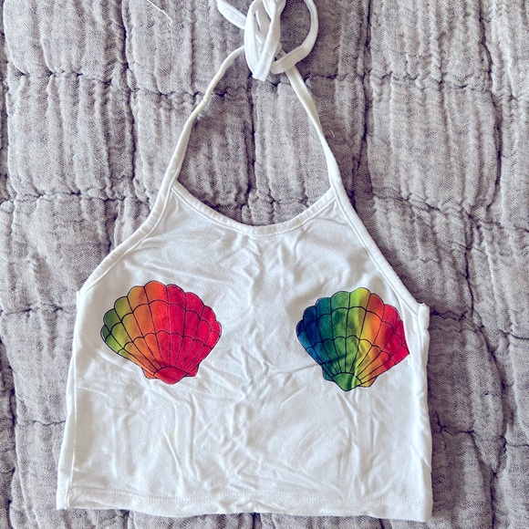 omighty | Tops | O Mighty Shell Crop Top | Poshmark
